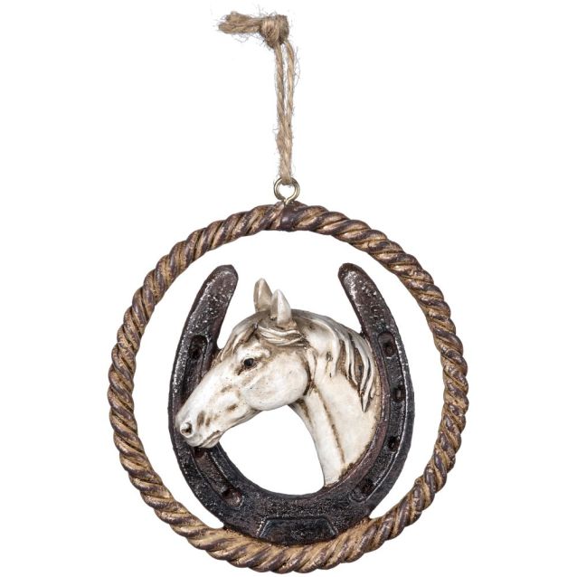 Round Horse/Horseshoe Ornament – Lazy B Western Wear & Tack